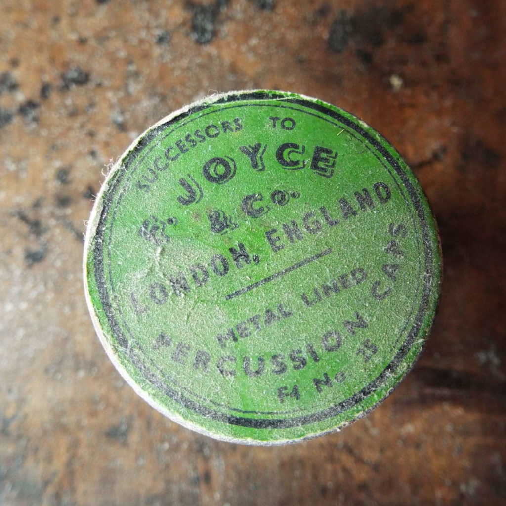 19th Century F Joyce 250 Percussion Cap Tin | Vintage Fine Arms